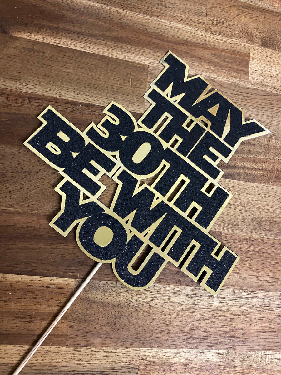 Custom Cardstock Cake Toppers – Willow Tree Boutique